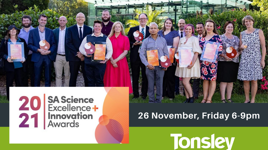 2021 SA Science Excellence and Innovation Awards - Tonsley