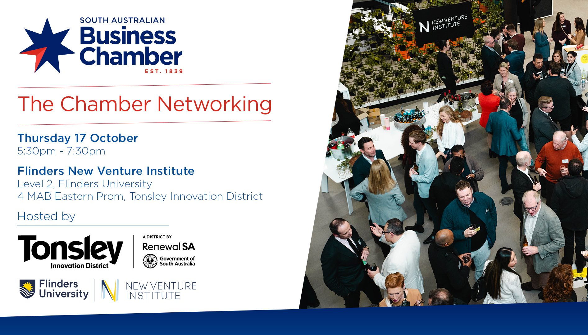 SA BUSINESS CHAMBER NETWORKING EVENT - Tonsley